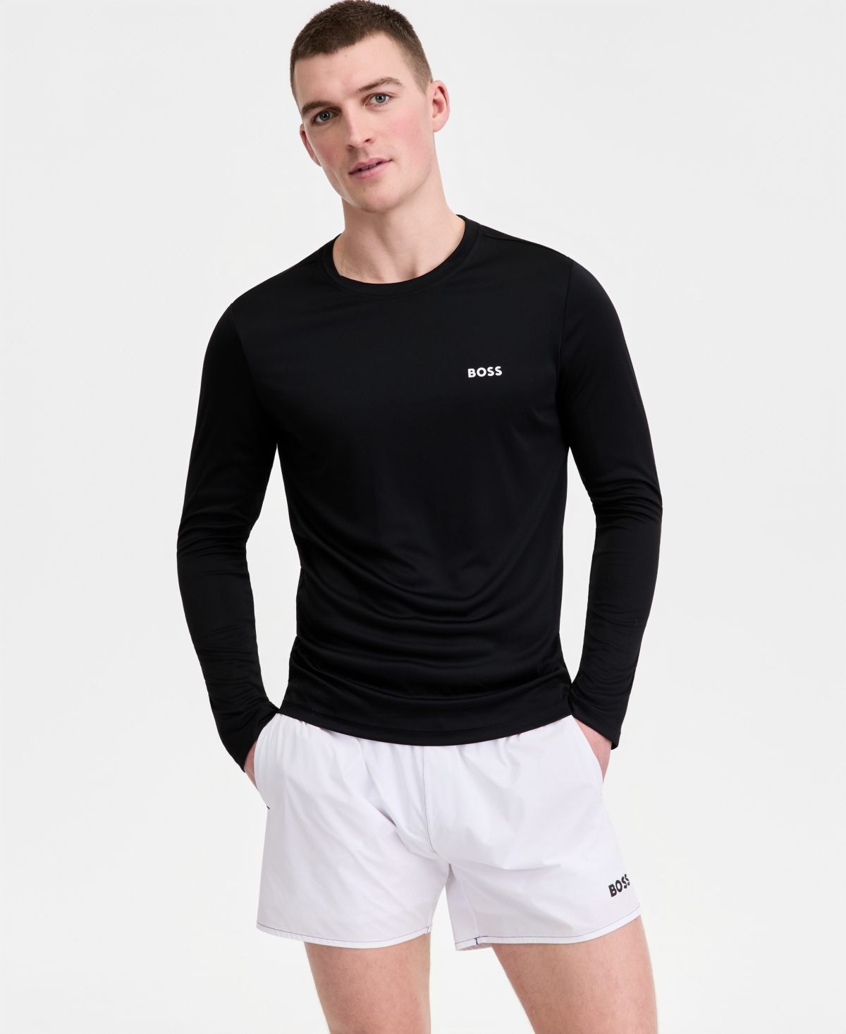 Click here for Boss by Hugo Boss Mens Long-Sleeve Uv Protection R... prices