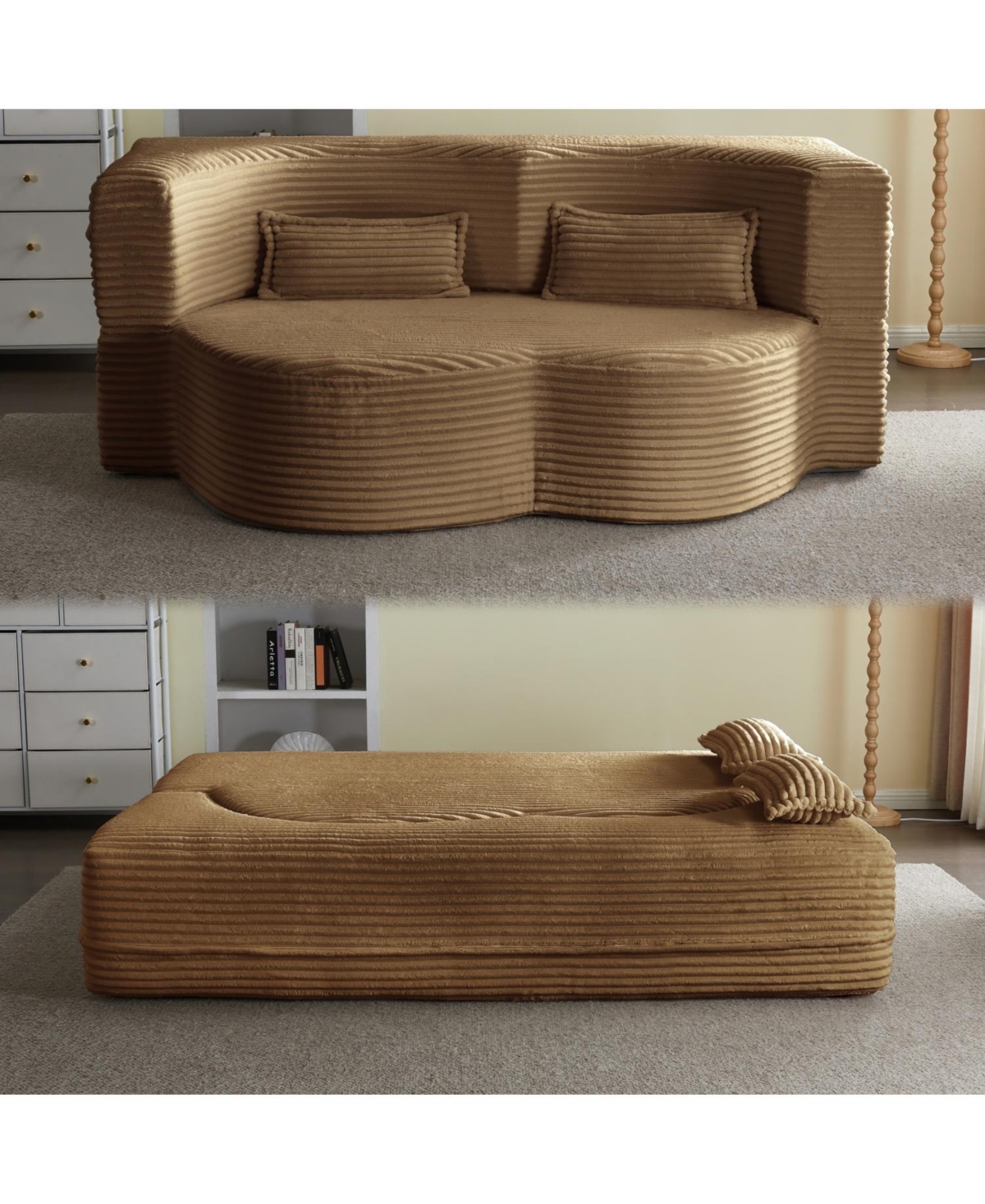 Click here for Streamdale Furniture Convertible Corduroy Floor So... prices
