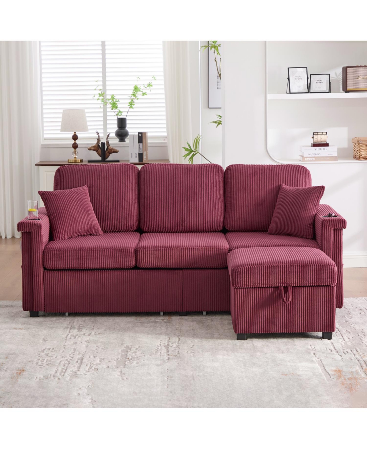 Click here for Streamdale Furniture L-Shaped Sectional Sofa w/ St... prices