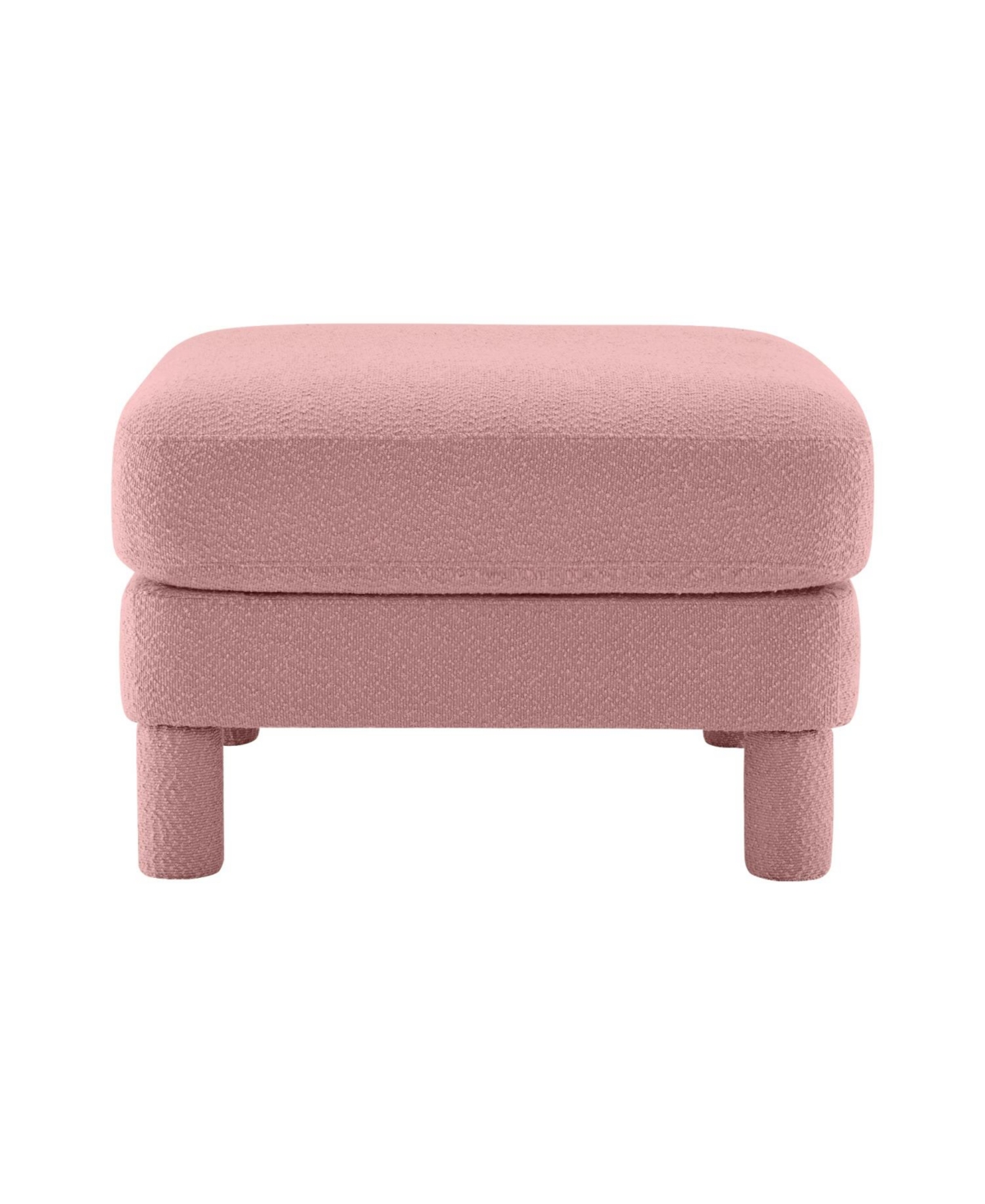 Click here for Streamdale Furniture Lucas Ottoman Polyester-Pink... prices