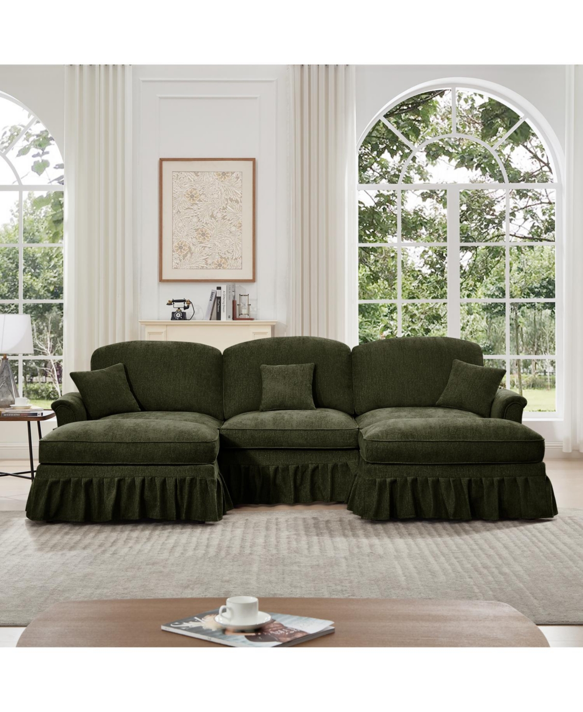 Click here for Streamdale Furniture Comfy Modular U-Shape Chenill... prices