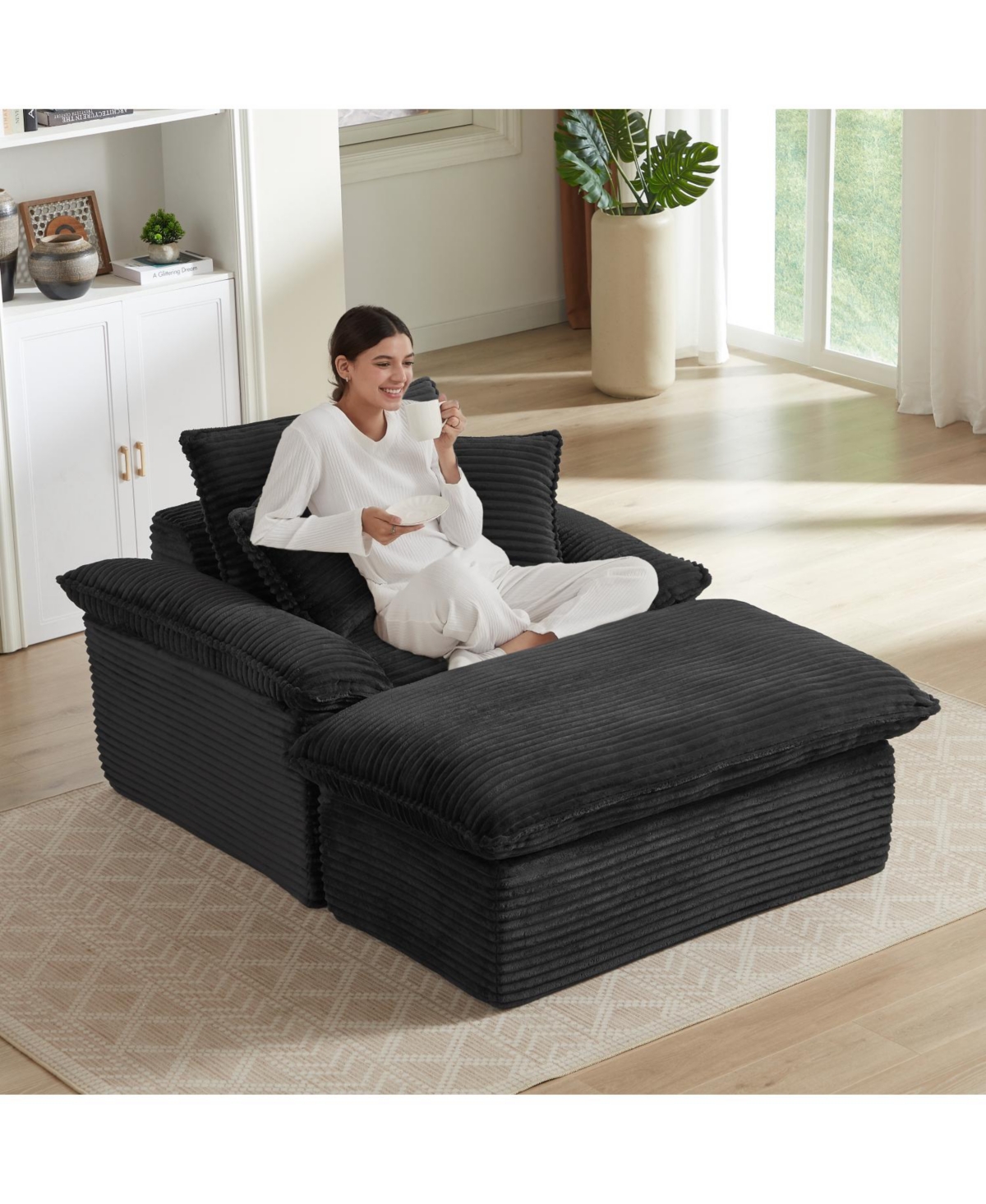 Click here for Streamdale Furniture Modern Cushioned Sofa with Fo... prices