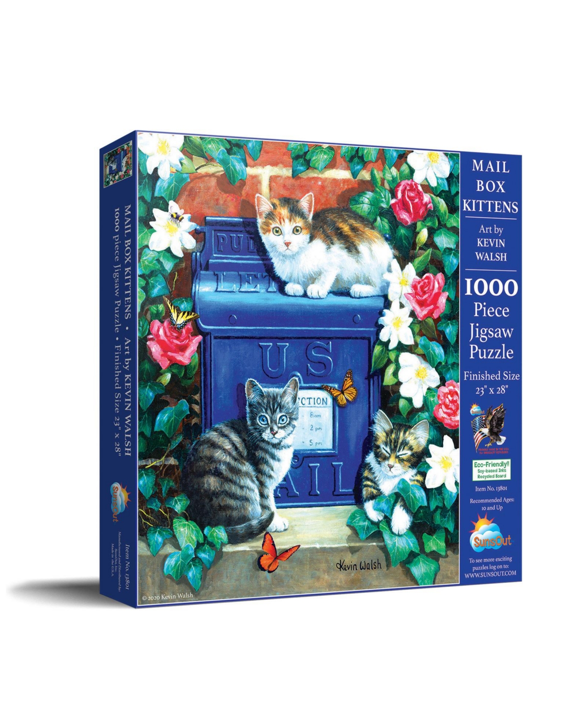 Click here for SunsOut Mail Box Kittens 1000 piece Jigsaw Puzzle... prices