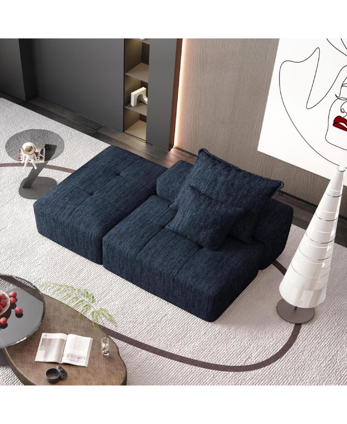 Click here for Streamdale Furniture Modern Chenille Modular Secti... prices