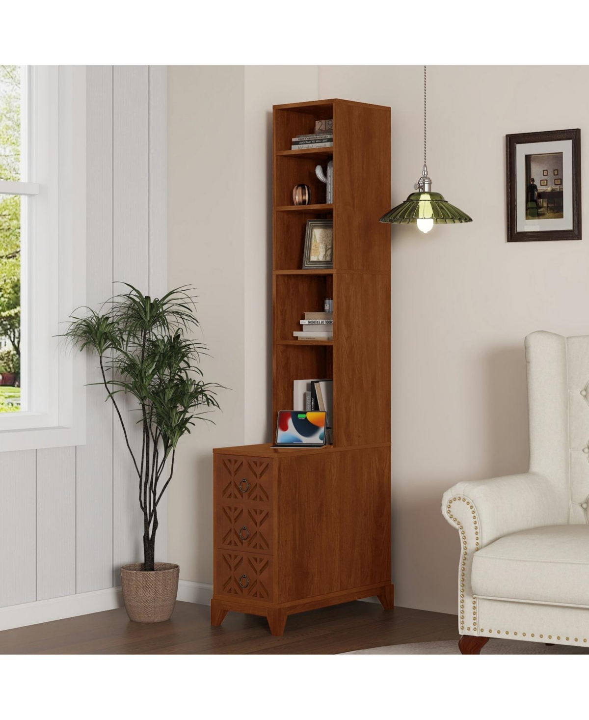 Click here for Streamdale Furniture End Table with 3 Drawers & 4... prices