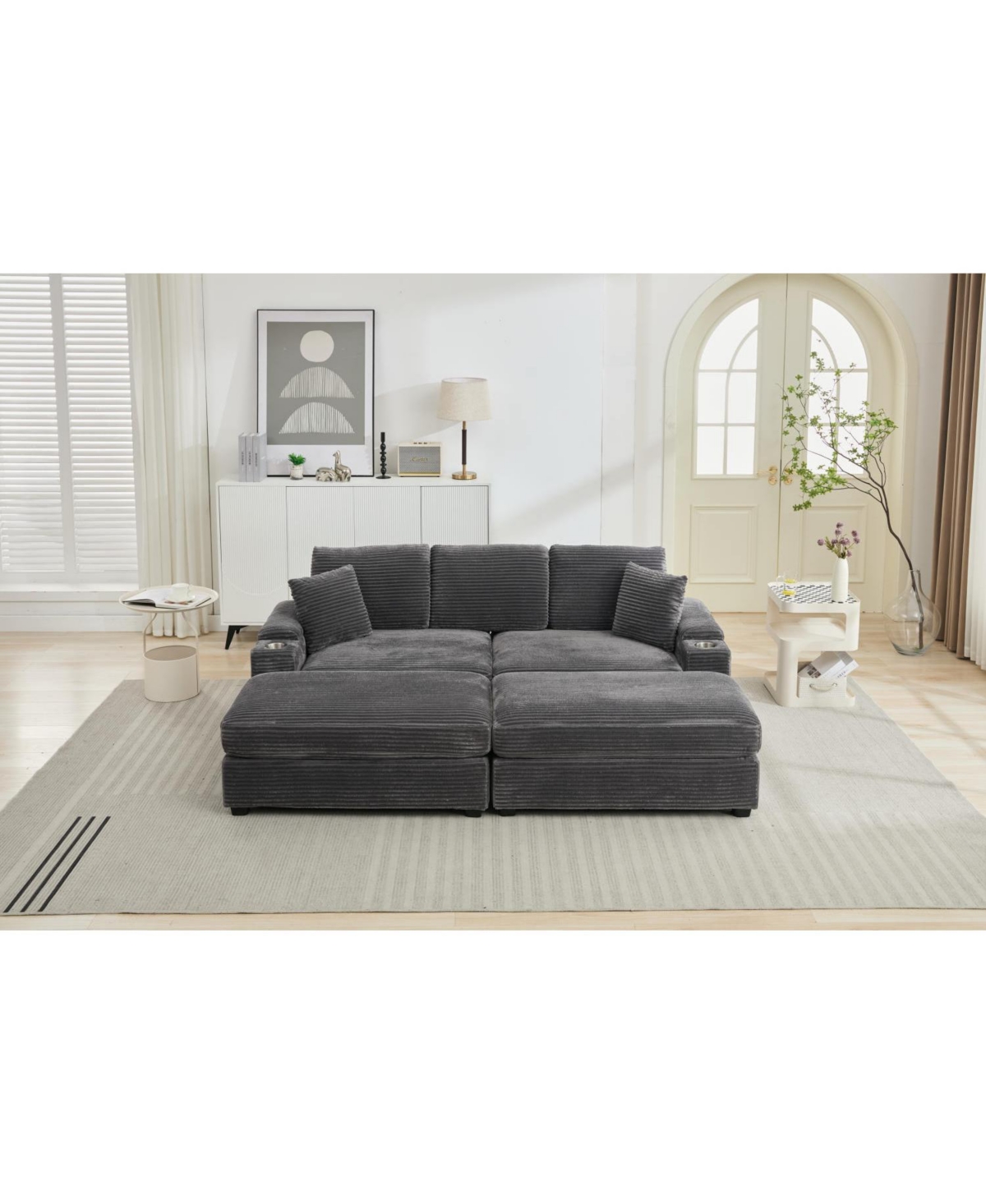 Click here for Streamdale Furniture Modular Sectional Sofa Bed Se... prices