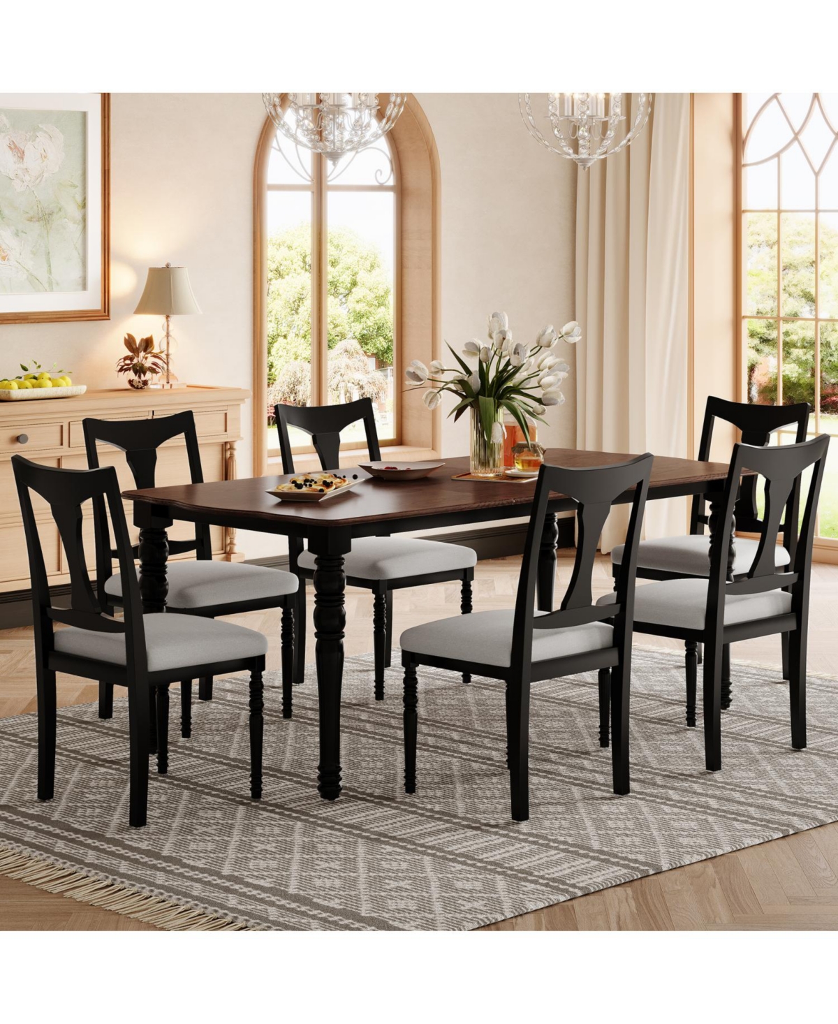 Click here for Streamdale Furniture Extendable Wood Dining Table... prices