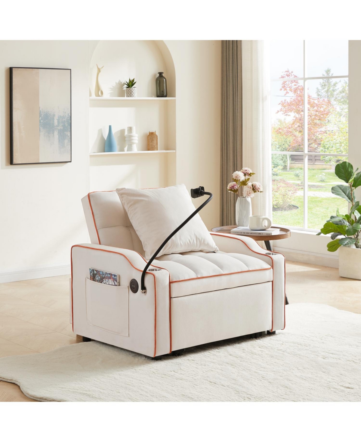 Click here for Streamdale Furniture 3-in-1 Convertible Sofa Bed S... prices