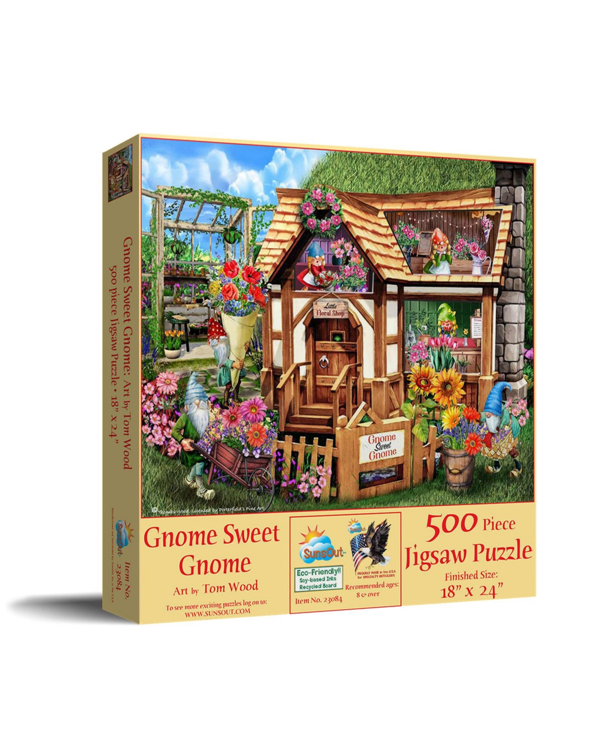 Click here for SunsOut Gnome Sweet Gnome 500 piece Jigsaw Puzzle prices