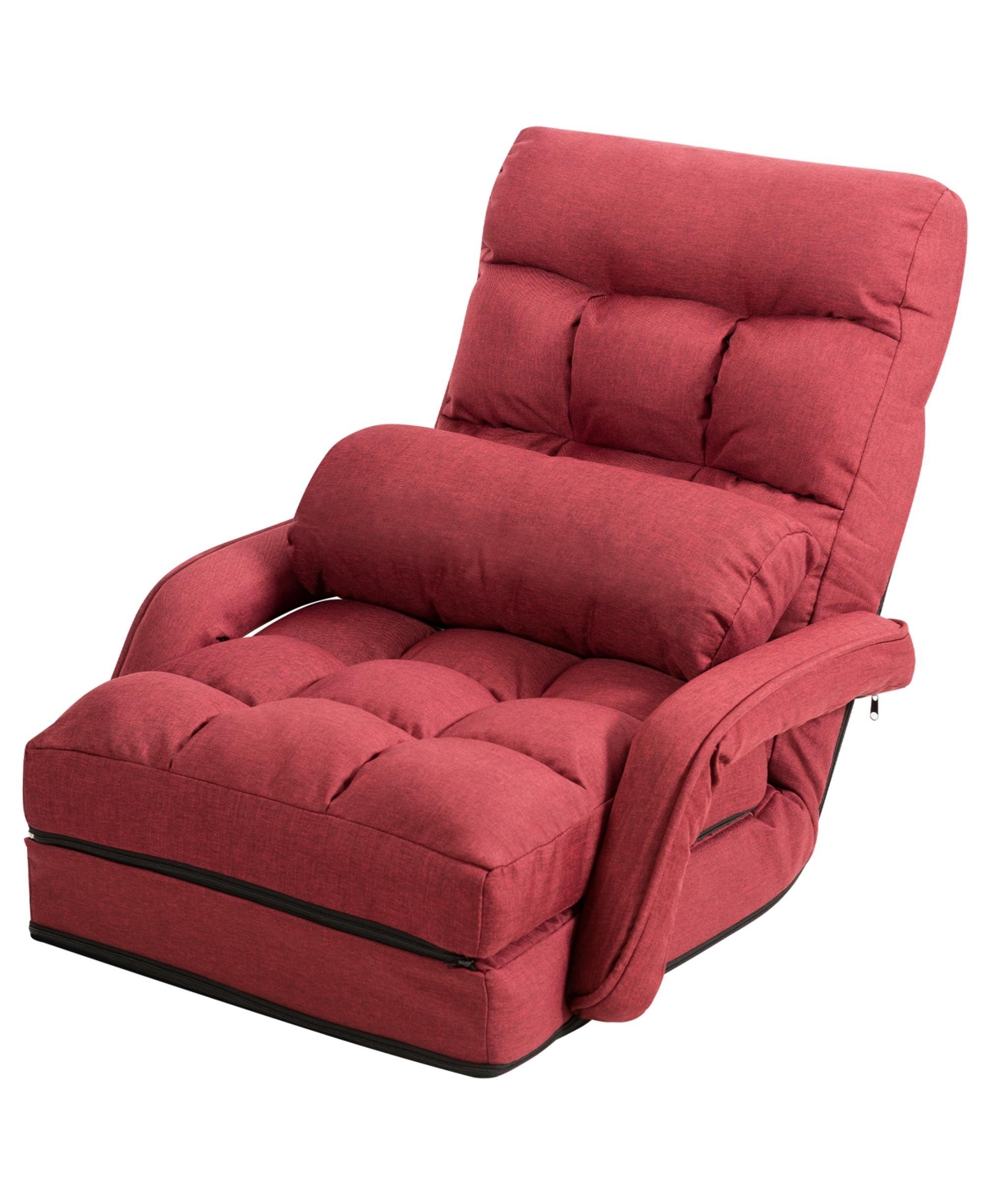 Click here for Costway Folding Floor Single Sofa Recliner Chair L... prices