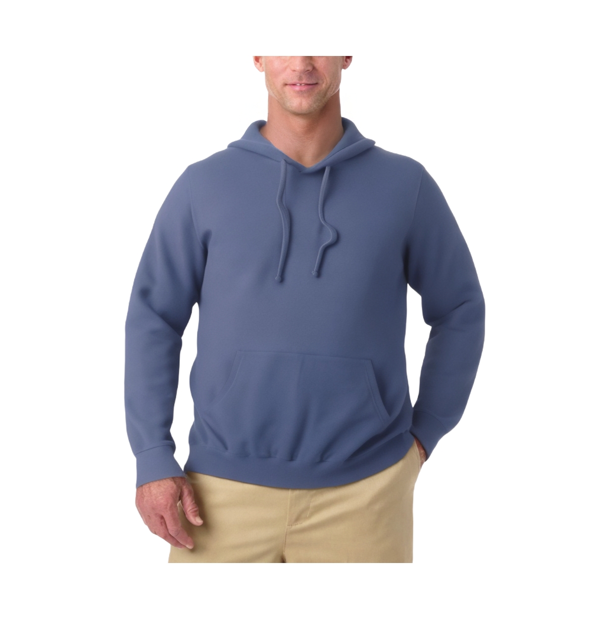 Click here for KingSize Tall Ultra-Comfort Fleece Pullover - Navy prices