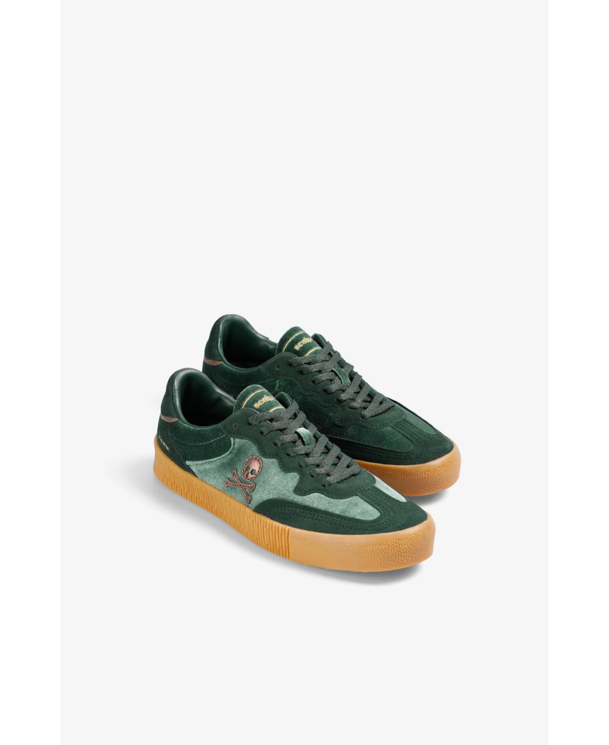Click here for Scalpers Womens Gale Sneakers - Green prices