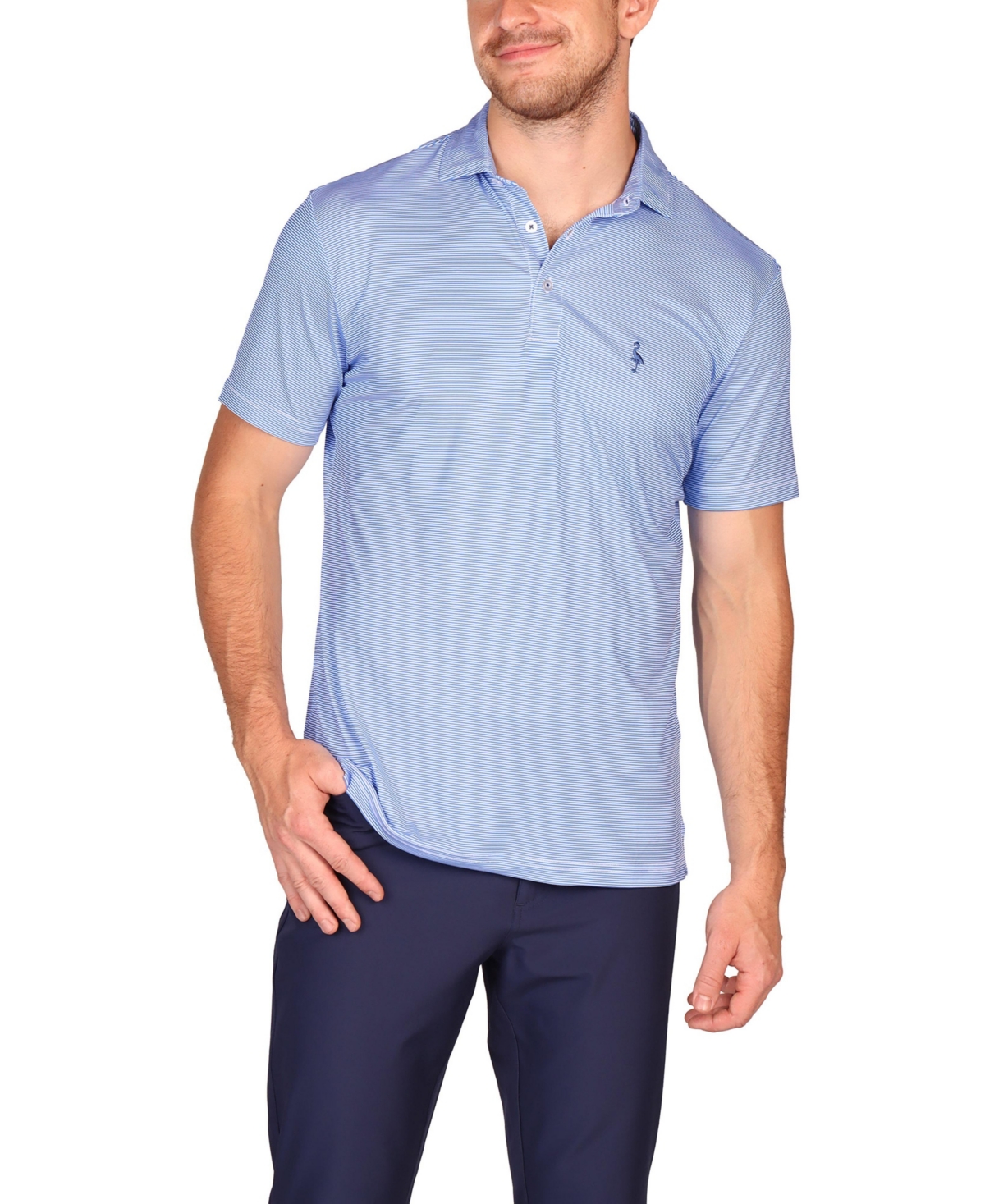 Click here for Tailorbyrd Mens Gameplay Performance Polo - Stripe... prices