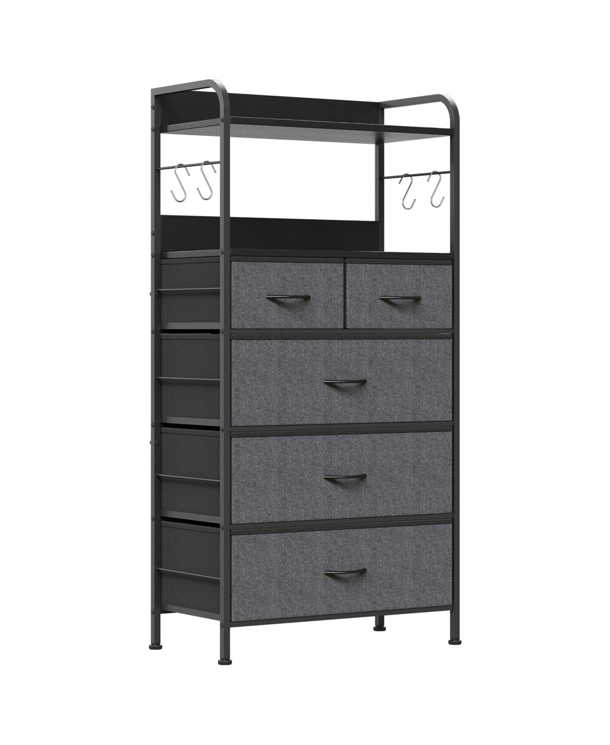 Click here for gaomon 5-Drawer Fabric Dresser Bedroom Chest  Meta... prices