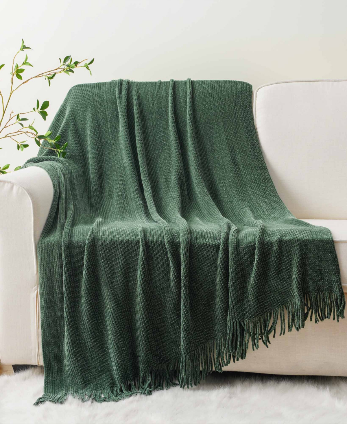 Click here for Battilo Classic Textured Ribbed Knit Throw  50 x 6... prices