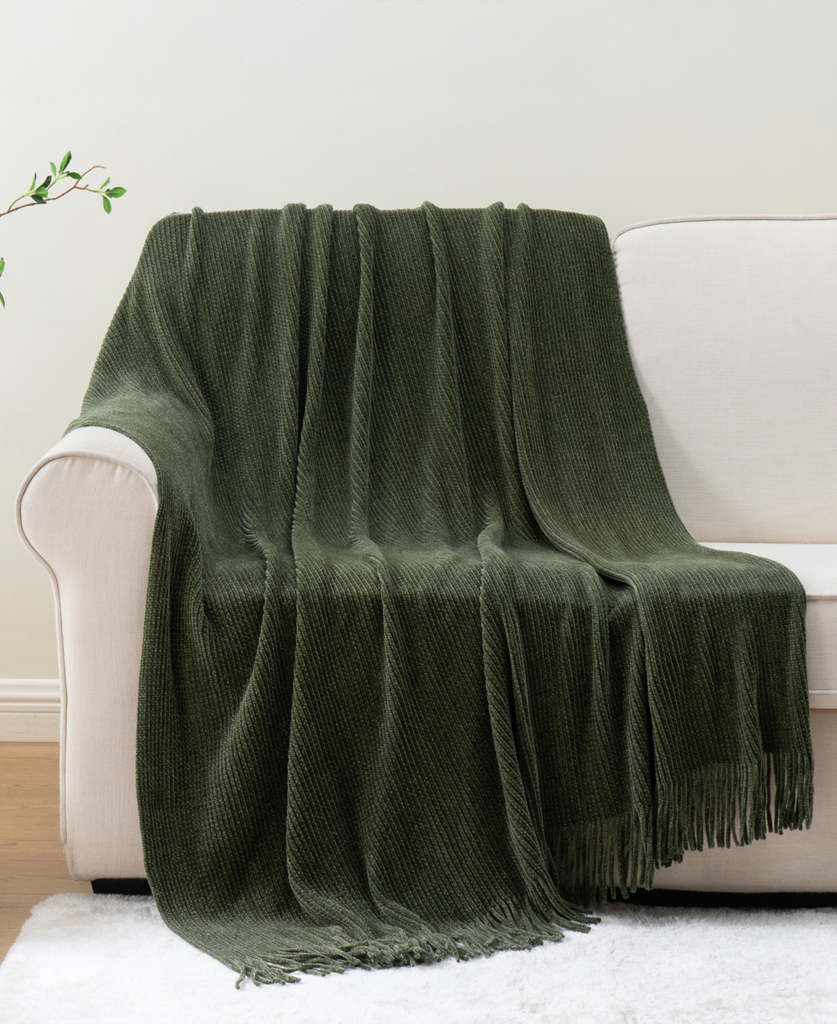Click here for Battilo Classic Textured Ribbed Knit Throw  50 x 6... prices