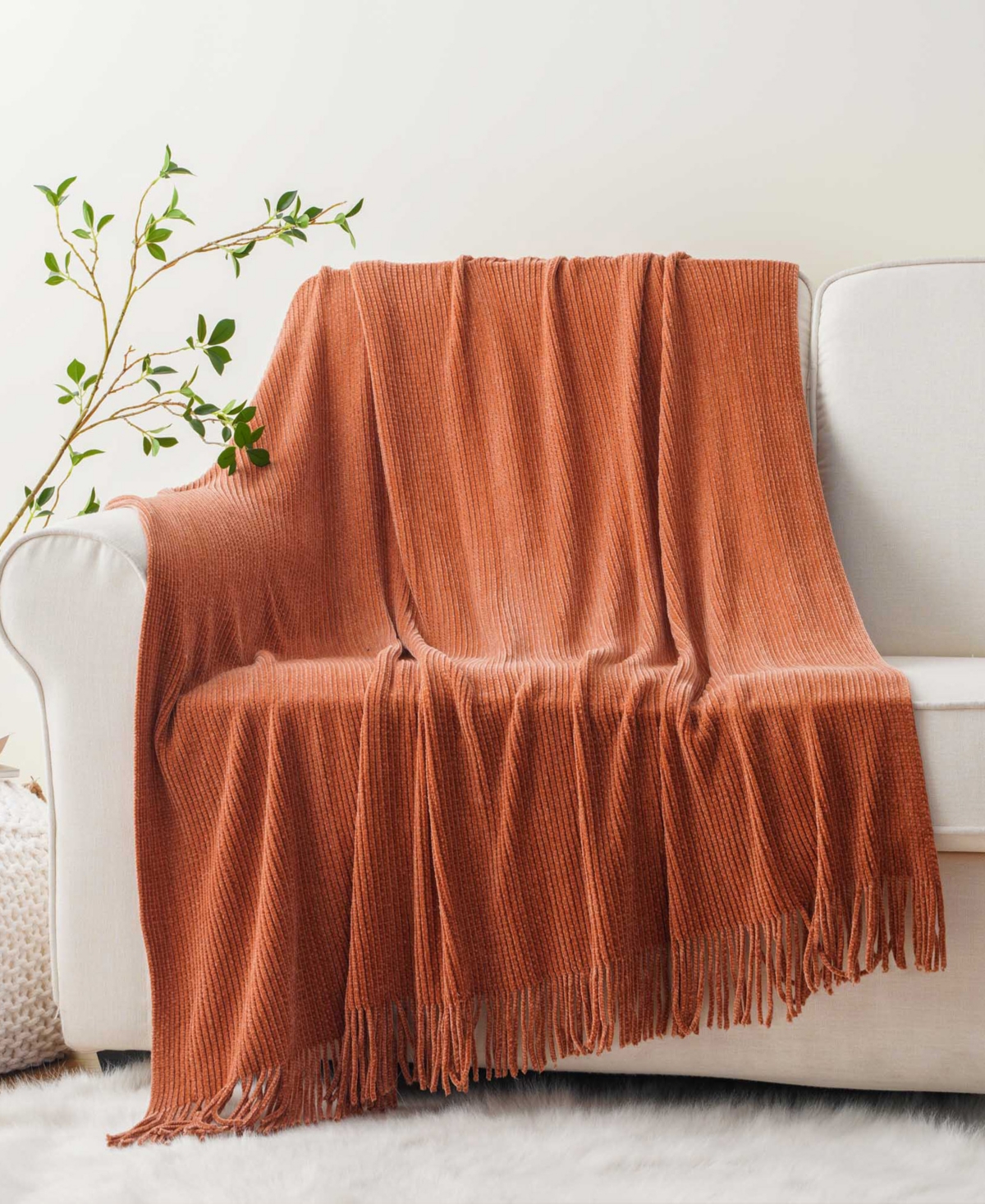 Click here for Battilo Classic Textured Ribbed Knit Throw  50 x 6... prices