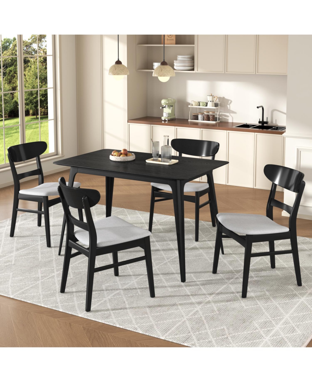 Click here for Streamdale Furniture Mid-Century 5-Piece Dining Se... prices