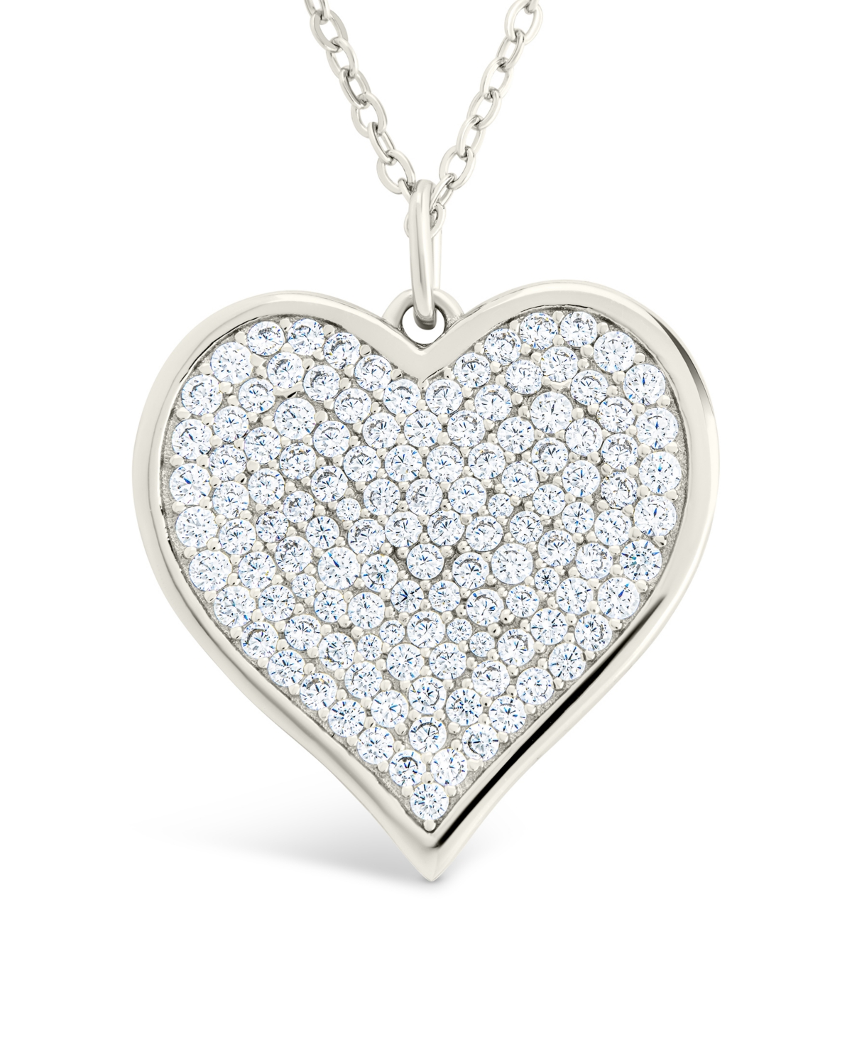 Click here for Sterling Forever Small Cz Statement Heart Pend - S... prices
