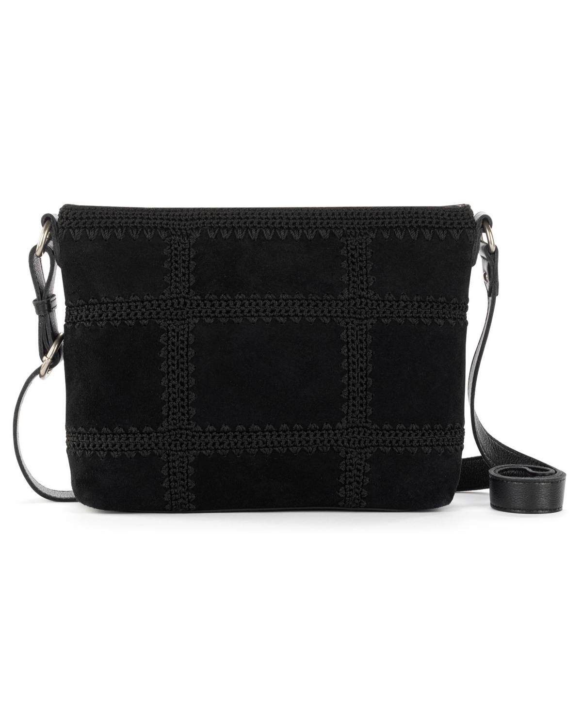 Click here for The Sak Melrose Leather Small Crossbody Bag - Blac... prices