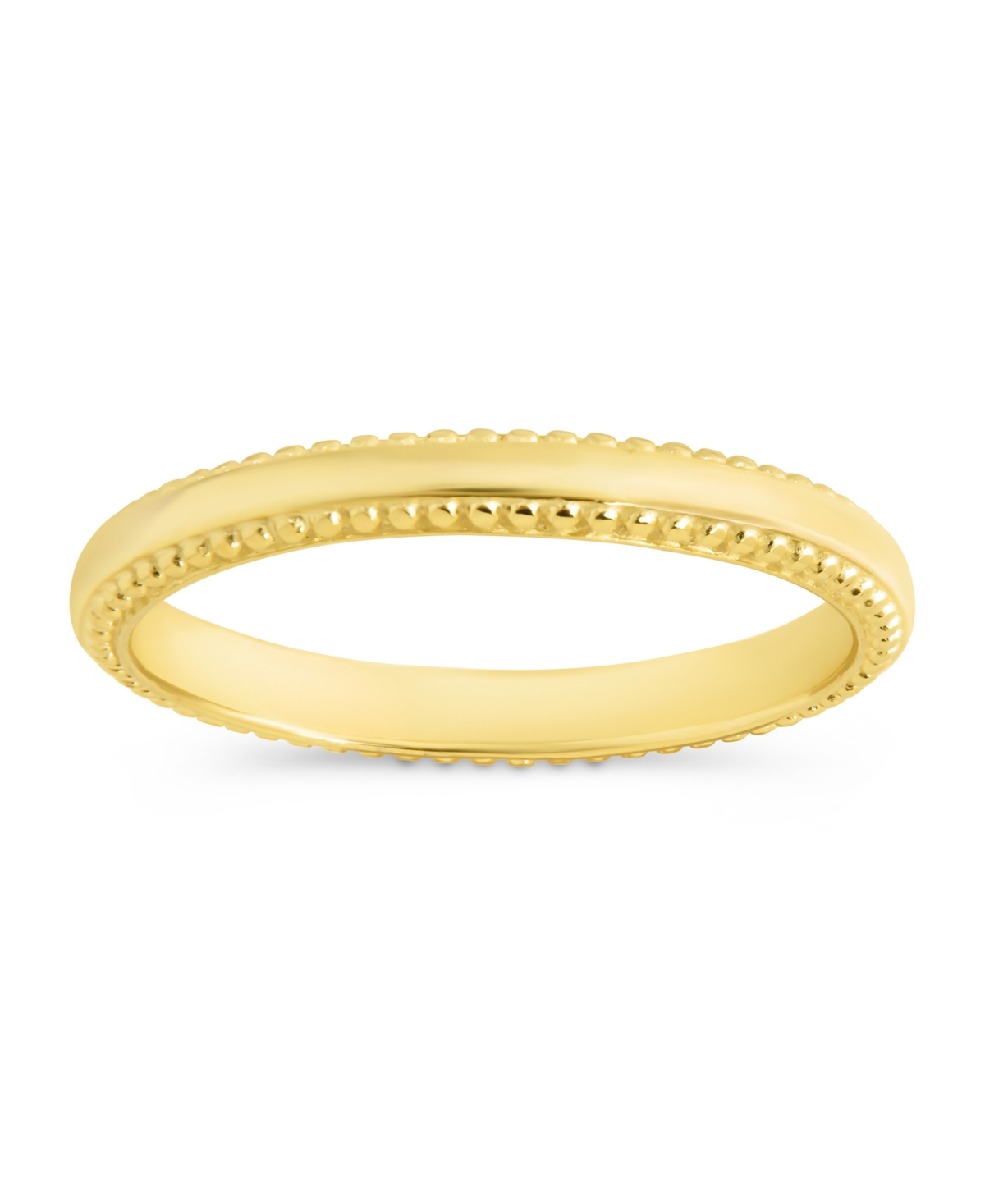 Click here for Sterling Forever Kayden Thin Textured Ring - Gold prices
