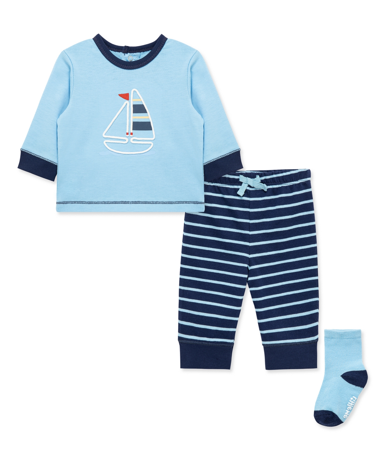 Click here for Little Me Baby Boys Sailboat Printed Top  Joggers... prices