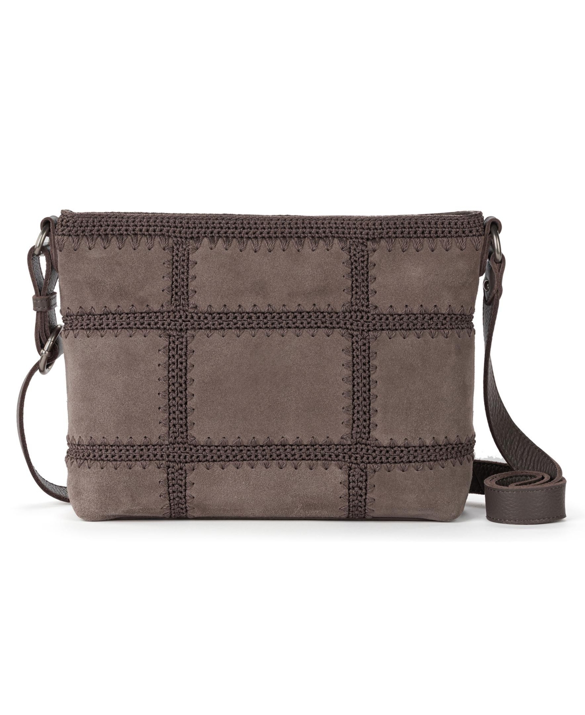 Click here for The Sak Melrose Leather Small Crossbody Bag - Mush... prices