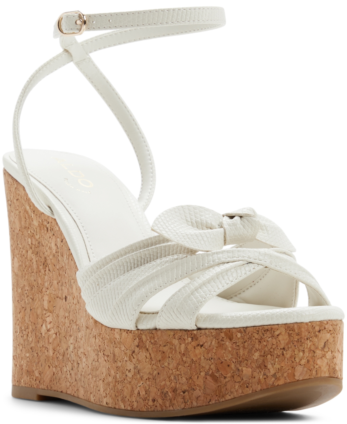 Click here for Aldo Womens Tainah Round Toe Wedge Sandals - Embos... prices