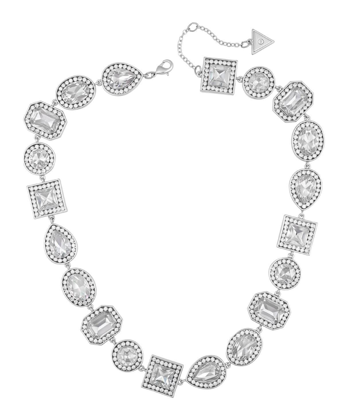 Click here for Guess Rhinestone Silver-Tone Statement Necklace -... prices