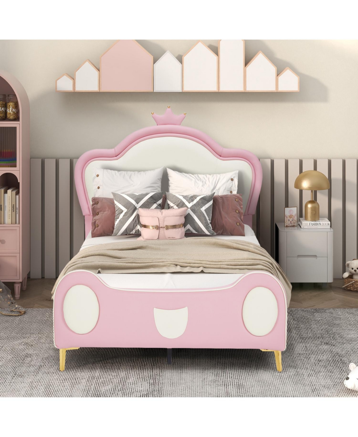 Click here for Streamdale Furniture Princess Bed with Crown Headb... prices