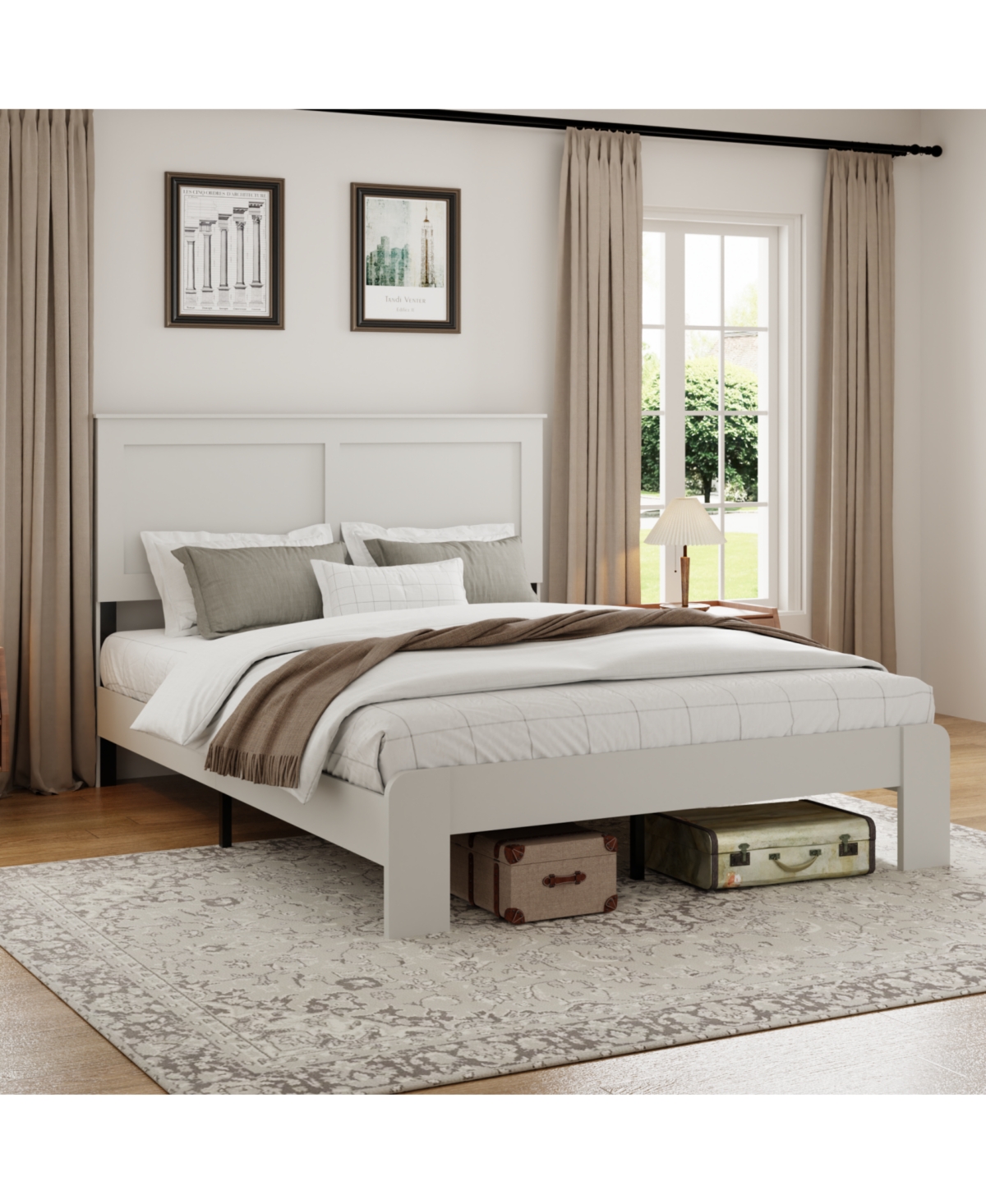 Click here for Streamdale Furniture Wood Platform Bed Frame  Easy... prices
