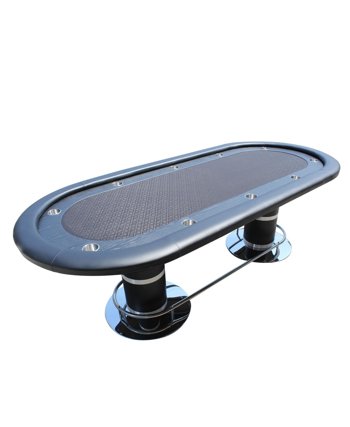 Click here for Flynama 96Inch Oval Poker Table with Waterproof Fe... prices