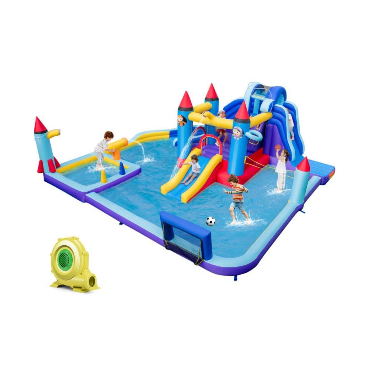 Click here for Hongge Rocket Inflatable Water Slide Park with 950... prices