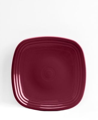 Fiesta Claret Square Salad Plate - Macy's