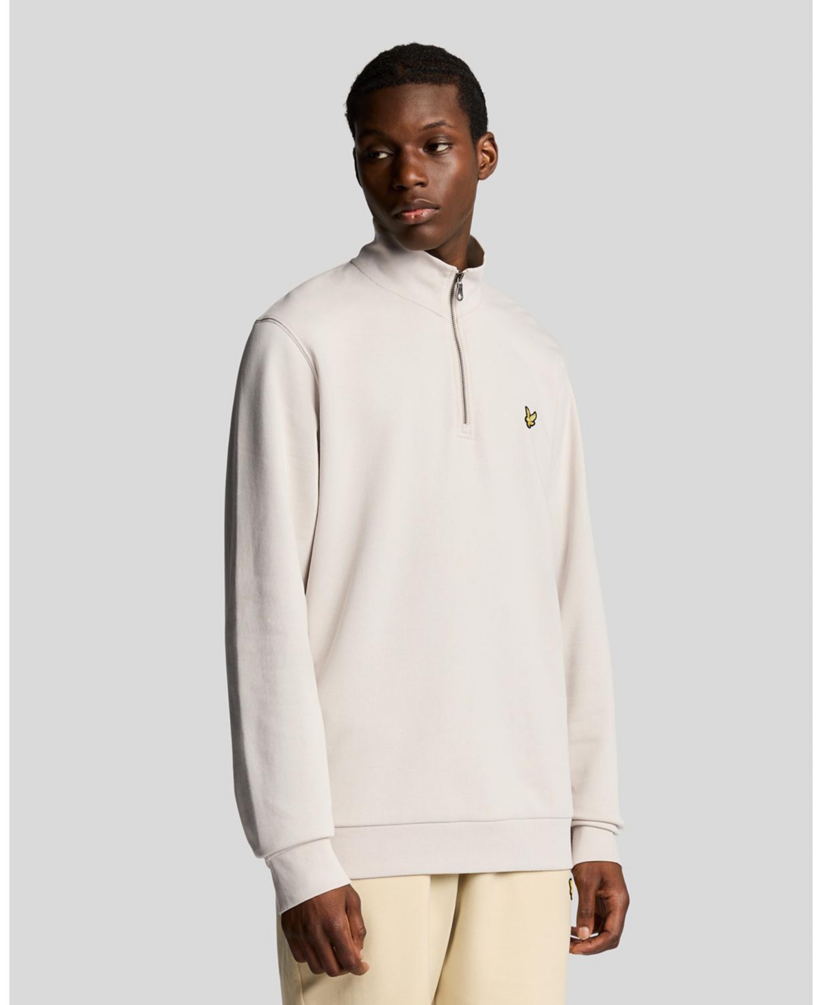 Click here for Lyle & Scott Mens Loopback Quarter Zip Sweat - Cov... prices