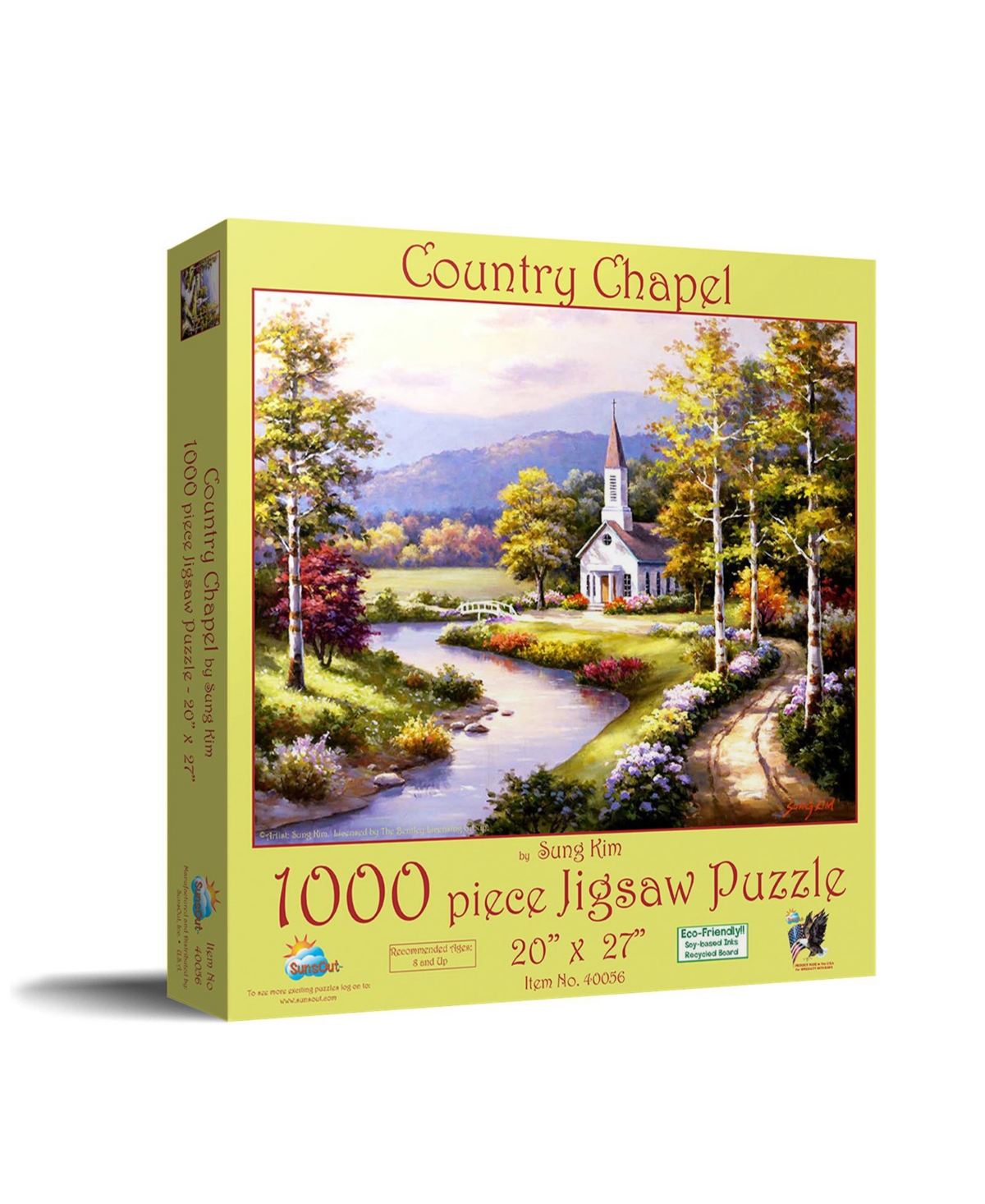 Click here for SunsOut Country Chapel 1000 piece Jigsaw Puzzle fo... prices