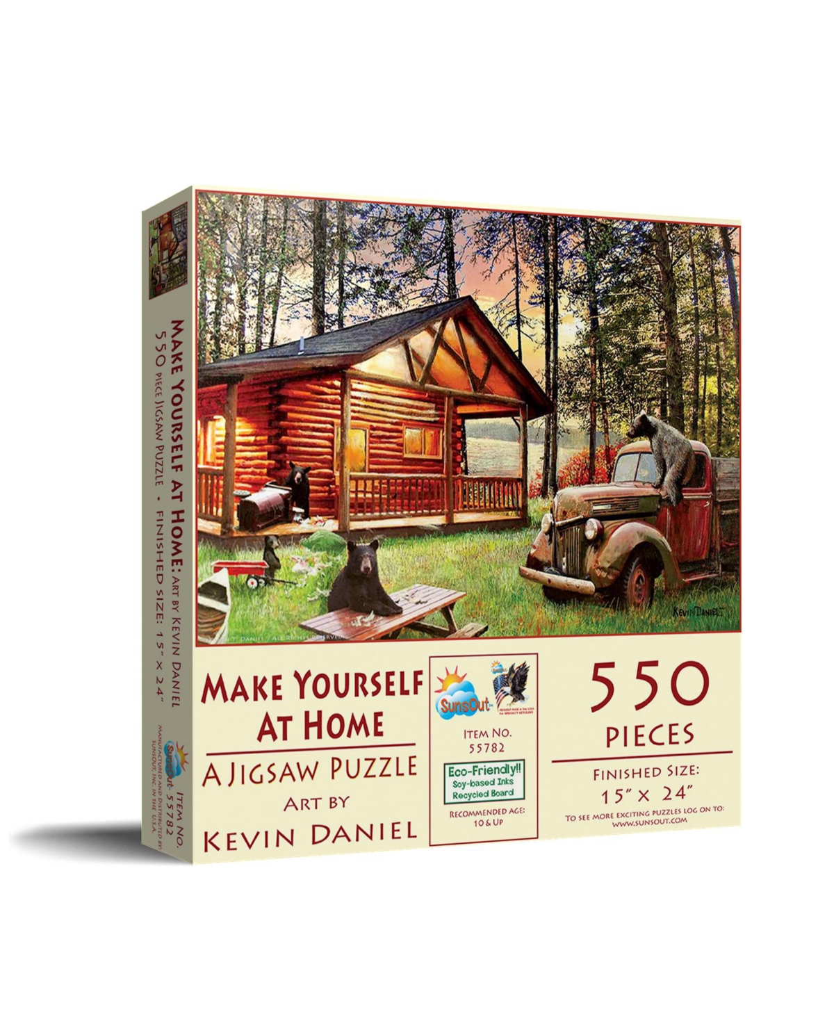Click here for SunsOut Make Yourself at Home 550 piece Jigsaw Puz... prices
