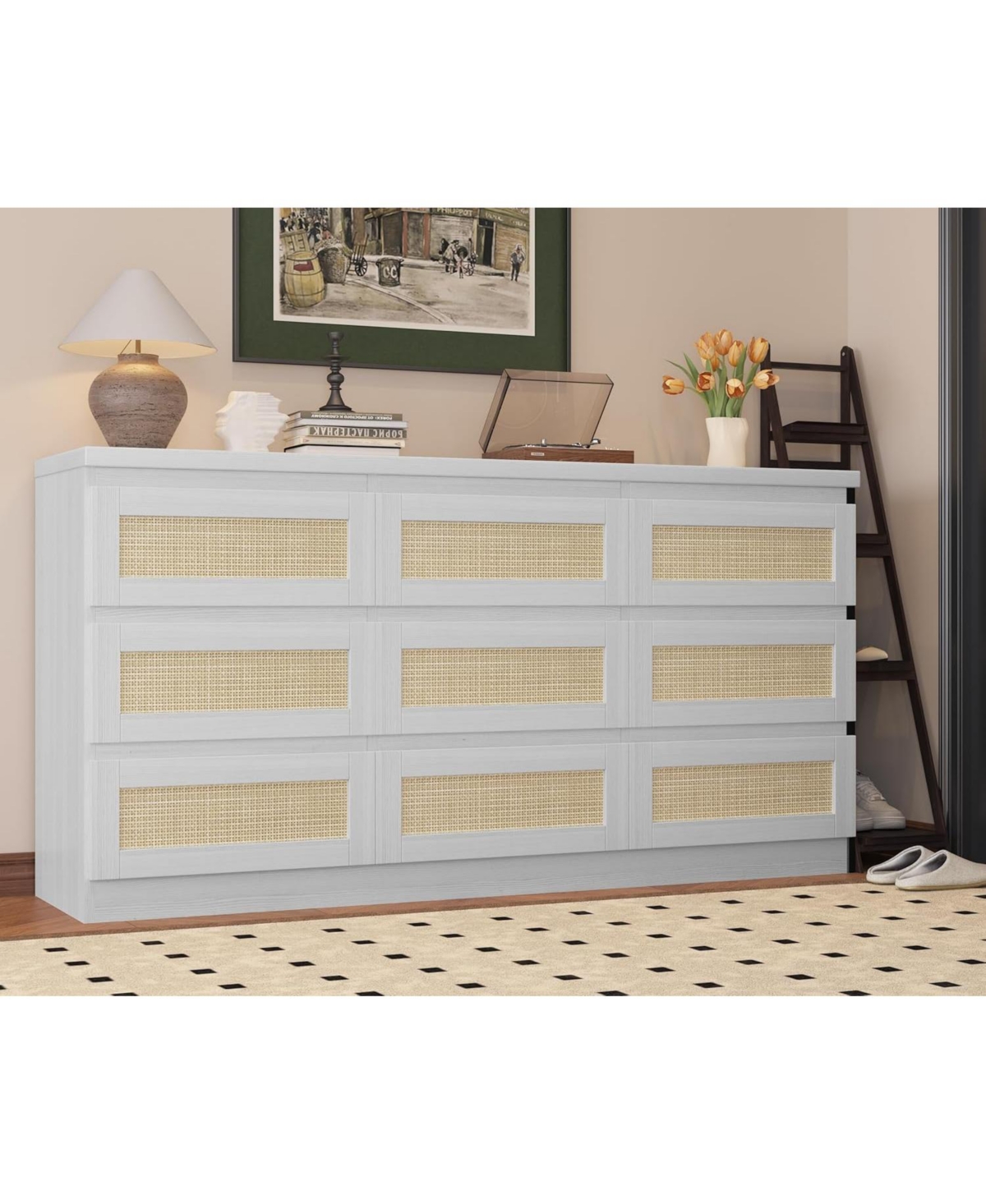 Click here for Rattan Dresser for Bedroom  9 Drawer Dresser with... prices