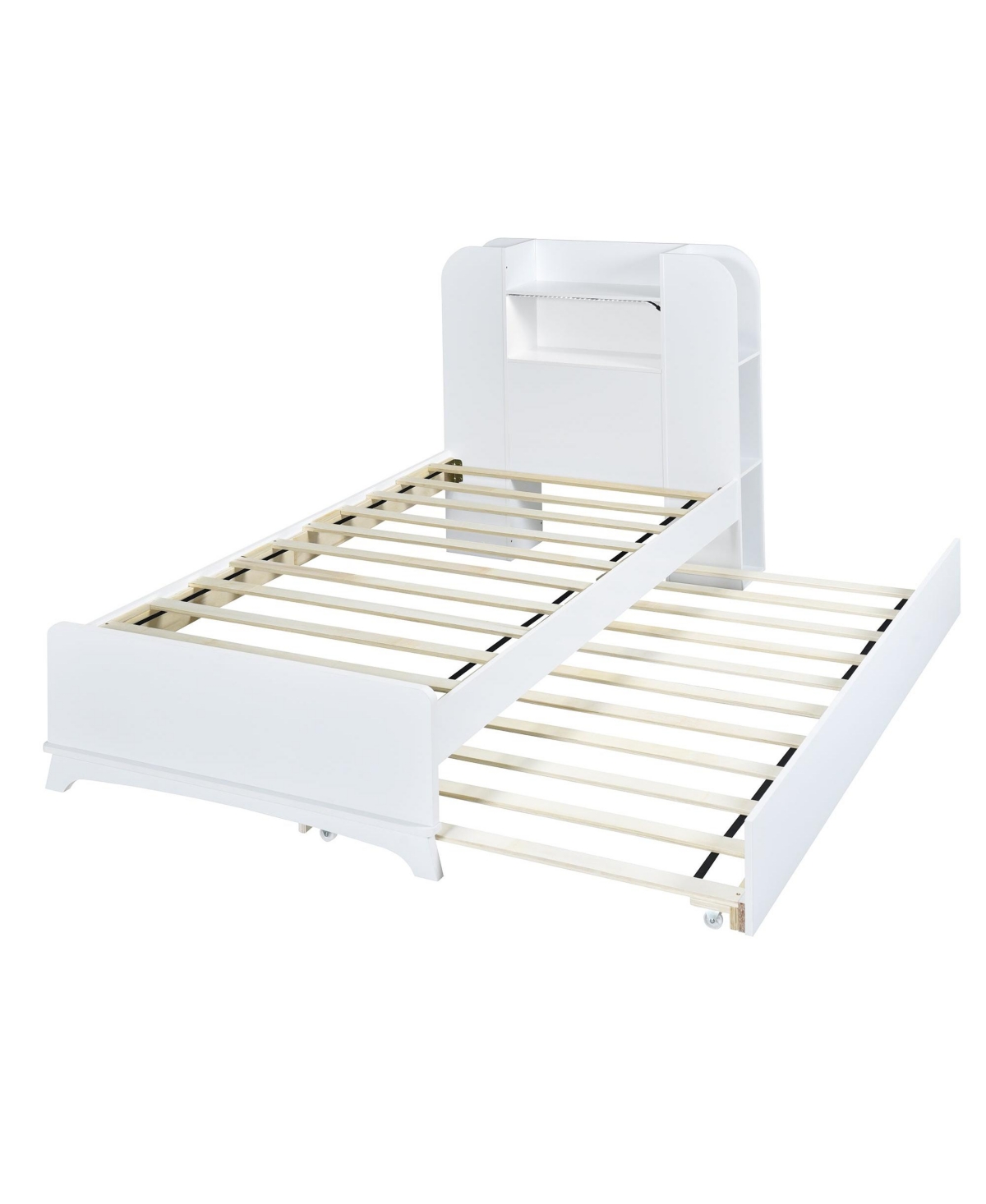 Click here for Boyel Living Twin Size Storage Platform Bed Frame... prices