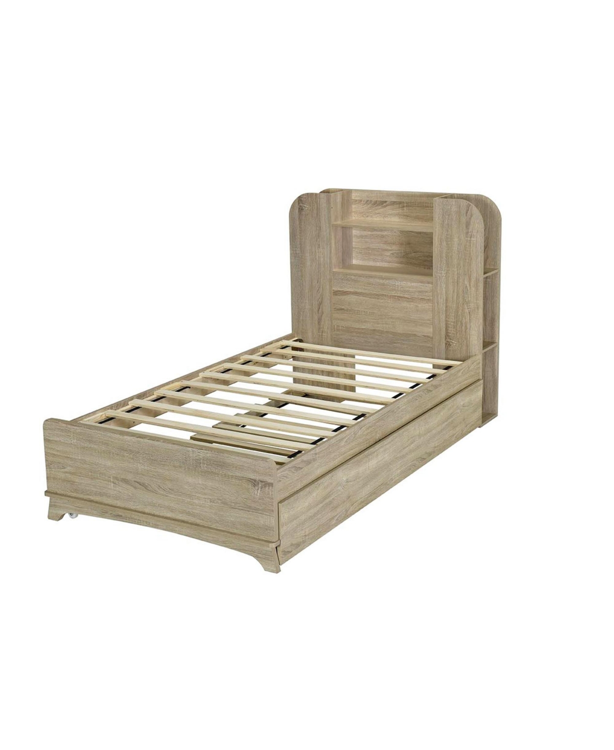 Click here for Boyel Living Twin Size Storage Platform Bed Frame... prices