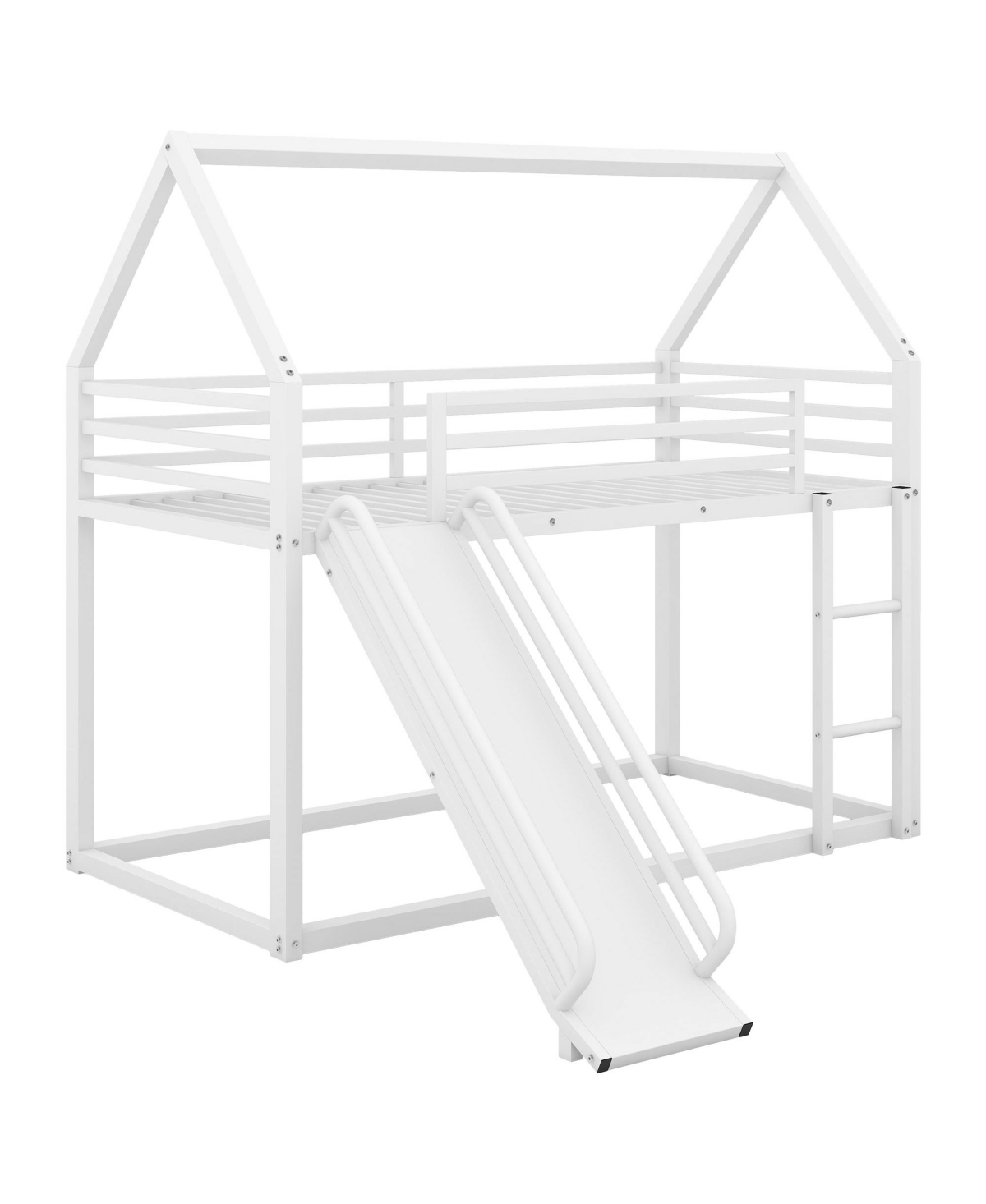 Click here for Boyel Living Twin over Twin House Bunk Bed with La... prices