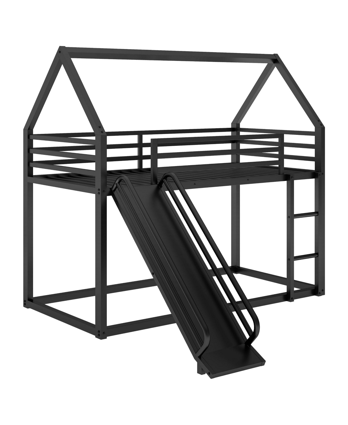 Click here for Boyel Living Twin over Twin House Bunk Bed with La... prices