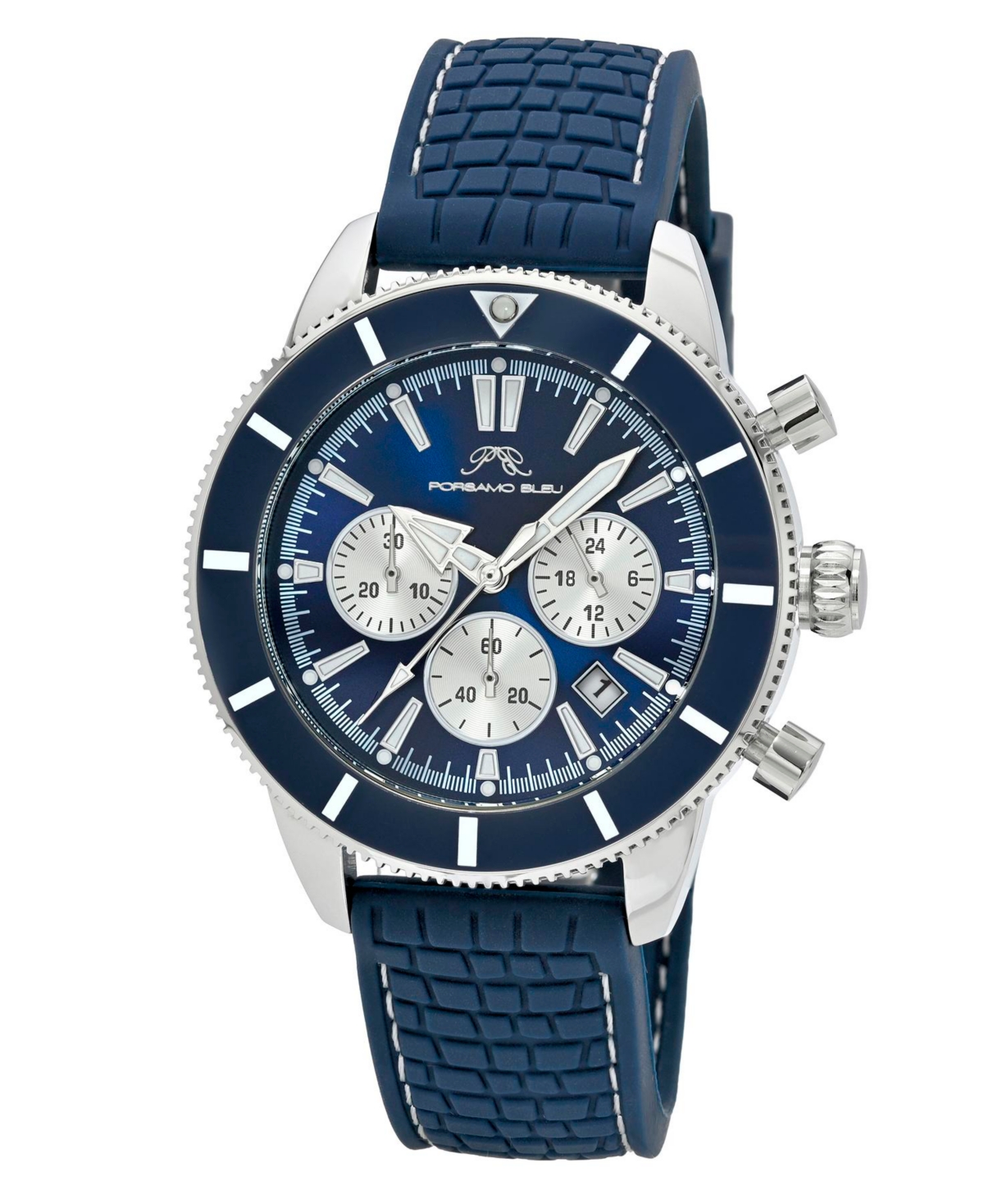 Click here for Porsamo Bleu Mens Brandon Silicone Watch 1013DBRR... prices