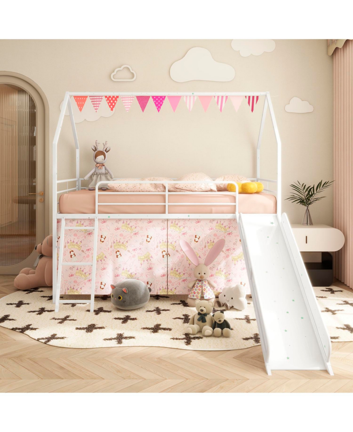 Click here for Streamdale Furniture Superhero Bunk Bed with Slide... prices