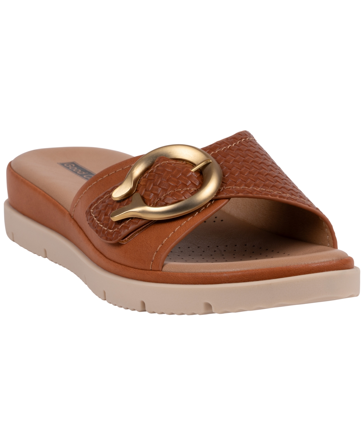 Click here for Gc Shoes Womens Raine Wedge Sandals - Tan prices