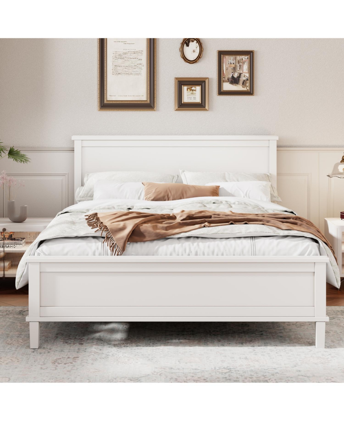 Click here for Streamdale Furniture Mid-Century Platform Bed with... prices