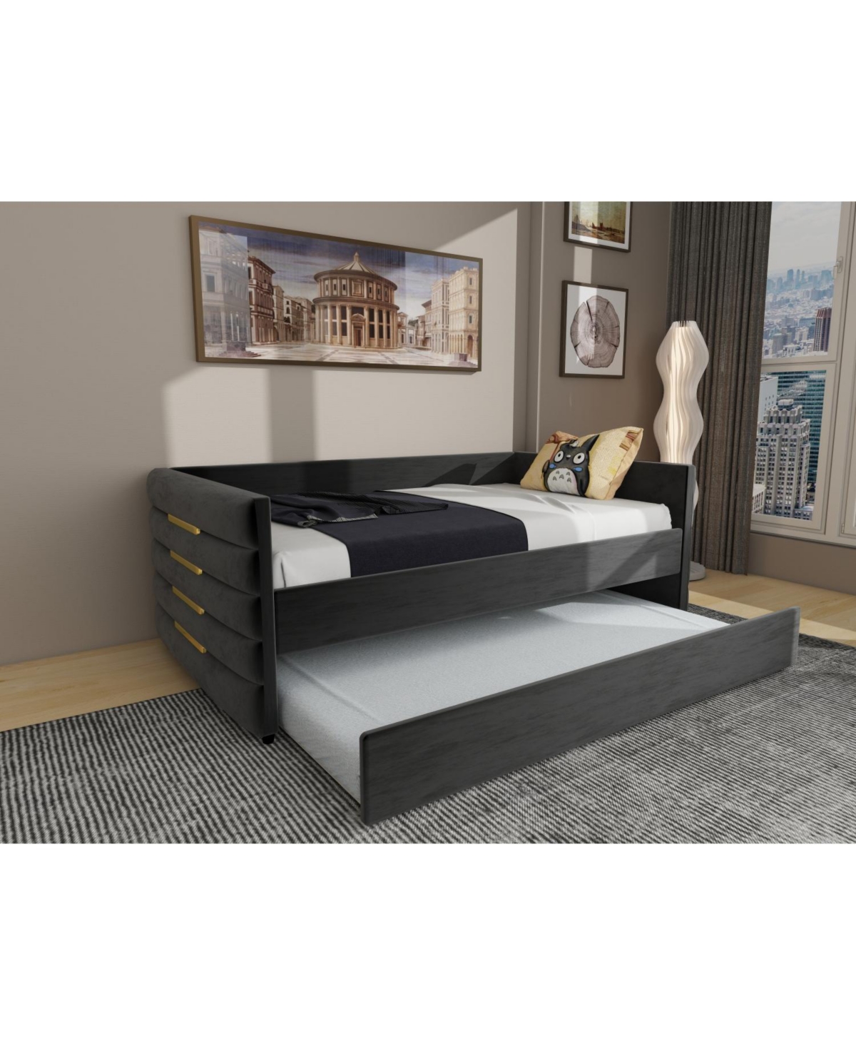 Click here for Streamdale Furniture Modern Twin Daybed with Trund... prices