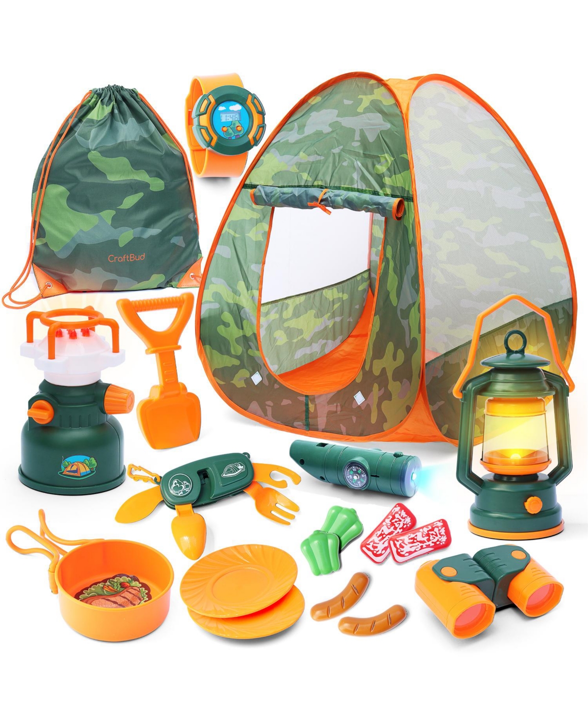 Click here for Clara Clark 17 Piece Kids Camping Play Set - with... prices