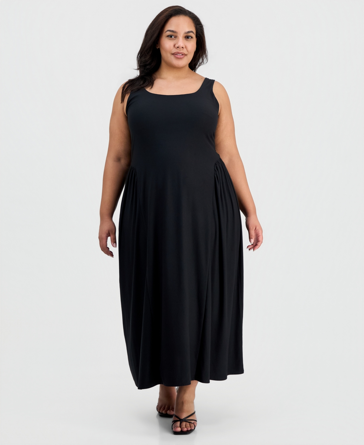 Click here for Derek Heart Trendy Plus Size Sleeveless Scoop-Neck... prices