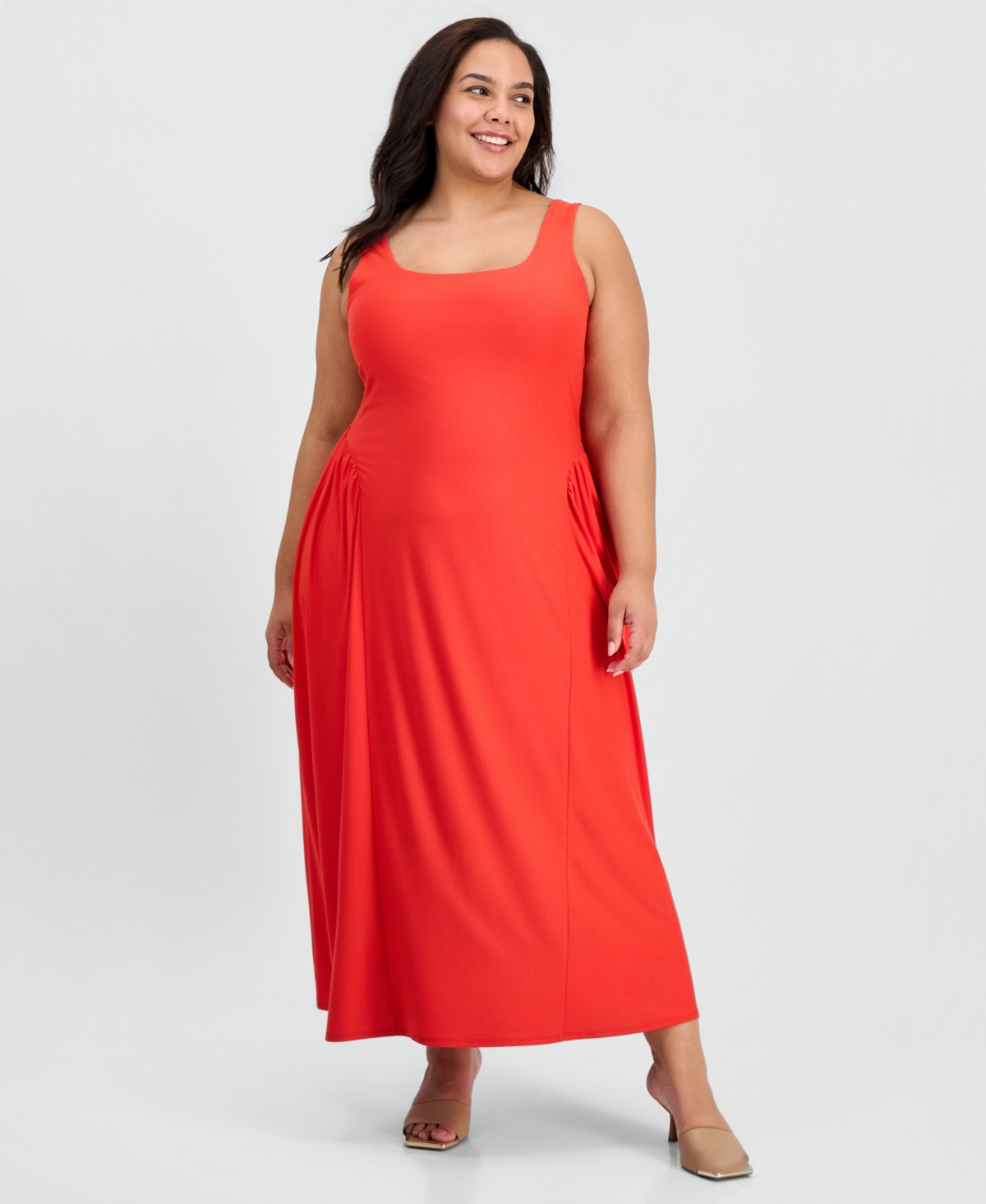 Click here for Derek Heart Trendy Plus Size Sleeveless Scoop-Neck... prices